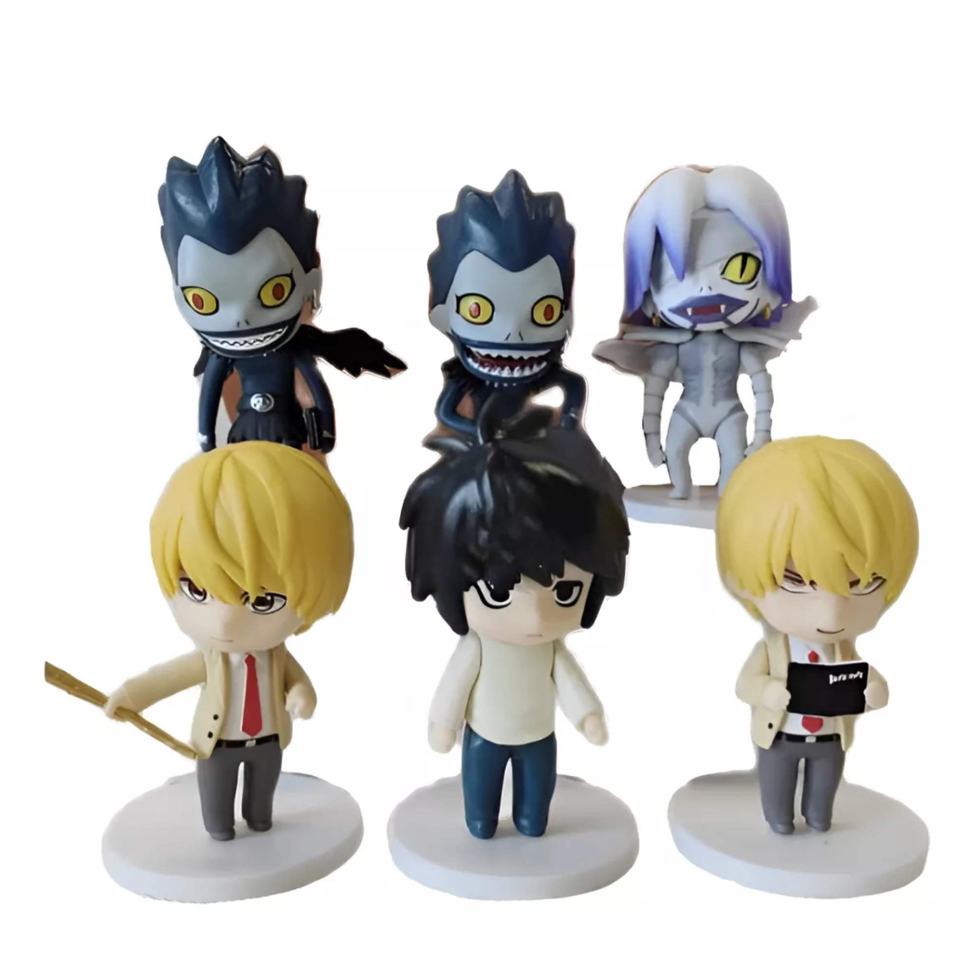 Muñecos Coleccion Set 6 Figuras Death Note 10cm Anime | Walmart en línea
