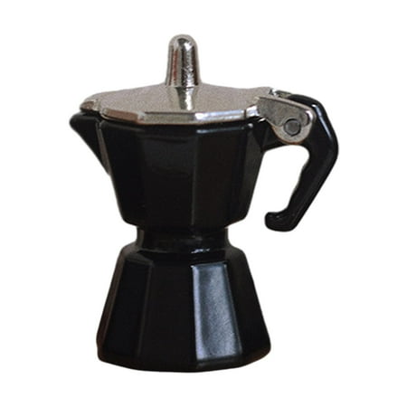 Dollhouse Miniature Coffee Pot House Model Table Decor Mini Realistic ...