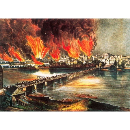 Civil War-The Fall Of Richmond History (24 x 18) - Walmart.ca