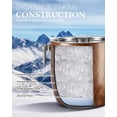 3 Liters Ice Bucket, Double Wall Stainless Steel, Insulated Ice Bucket ...