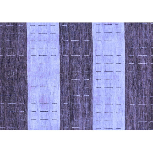 Ahgly Company Indoor Rectangle Abstract Blue Modern Area Rugs, 2' x 4 ...