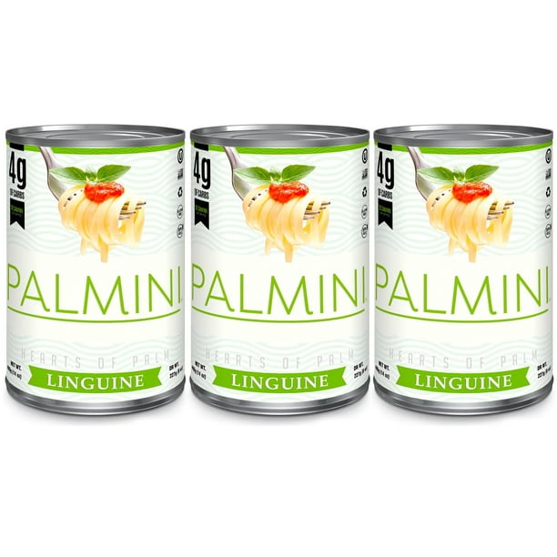 Palmini Low Carb Hearts Of Palm Type: Linguine, Size: 3-Pack - Walmart.com