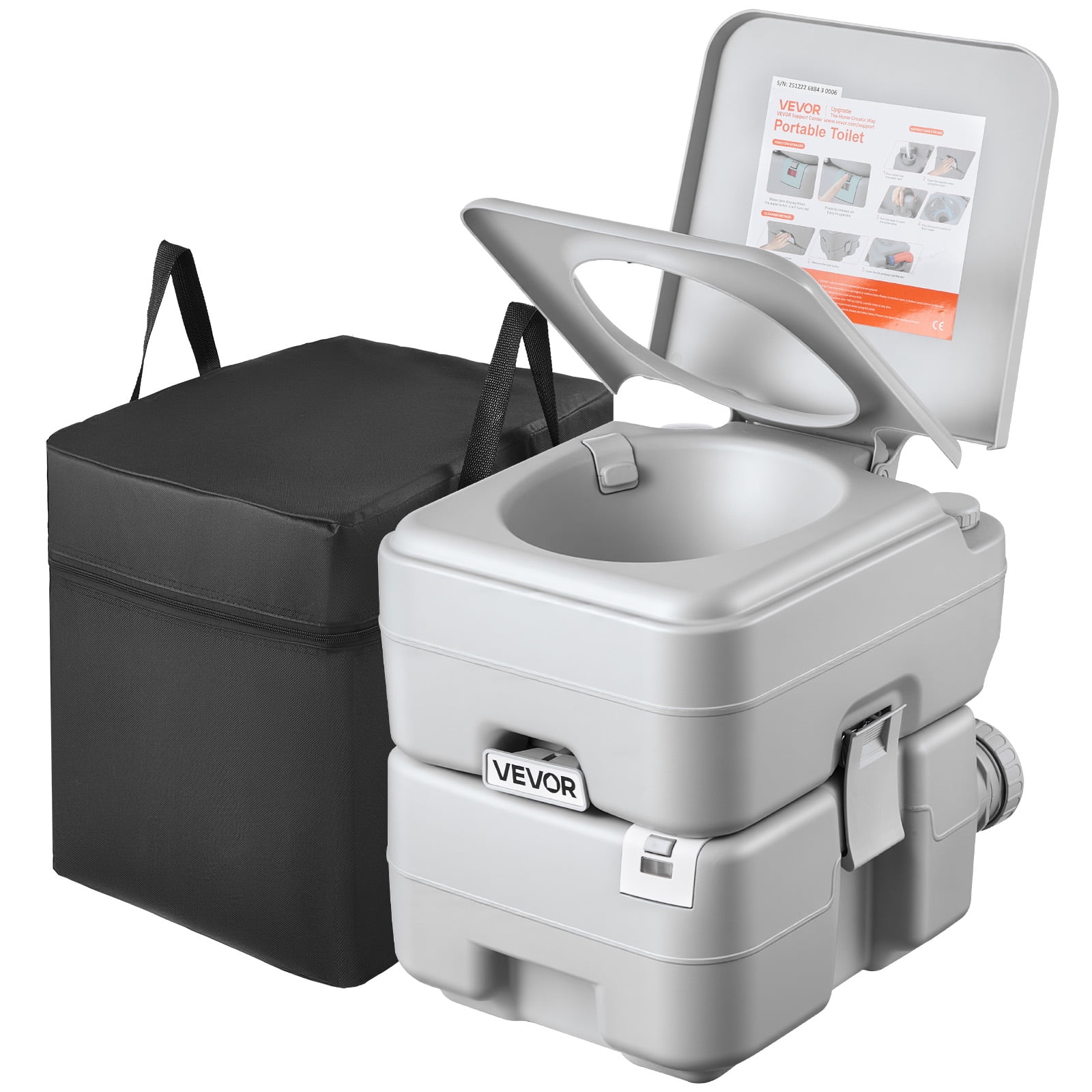 Click here for Vevor Portable Toilet  5.3 Gallon Detachable Waste... prices