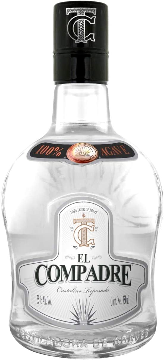 Licor de Agave Cristalino Reposado El Compradre 750 ml | Walmart en línea