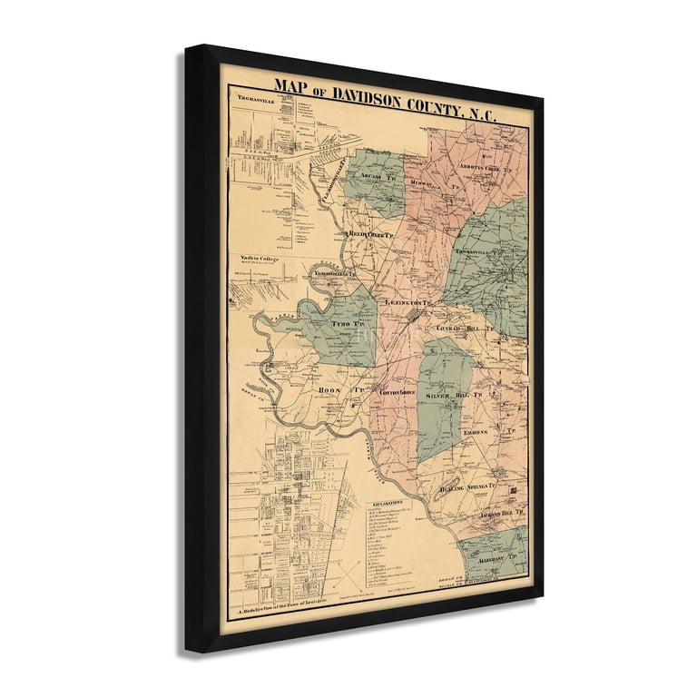 Davidson College Map