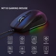 Wired Gaming , Black PC Gaming Mice with Backlits, 7 Programmable Macro ...