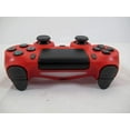 Restored DualShock 4 Wireless Controller For PlayStation 4 Magma Red ...