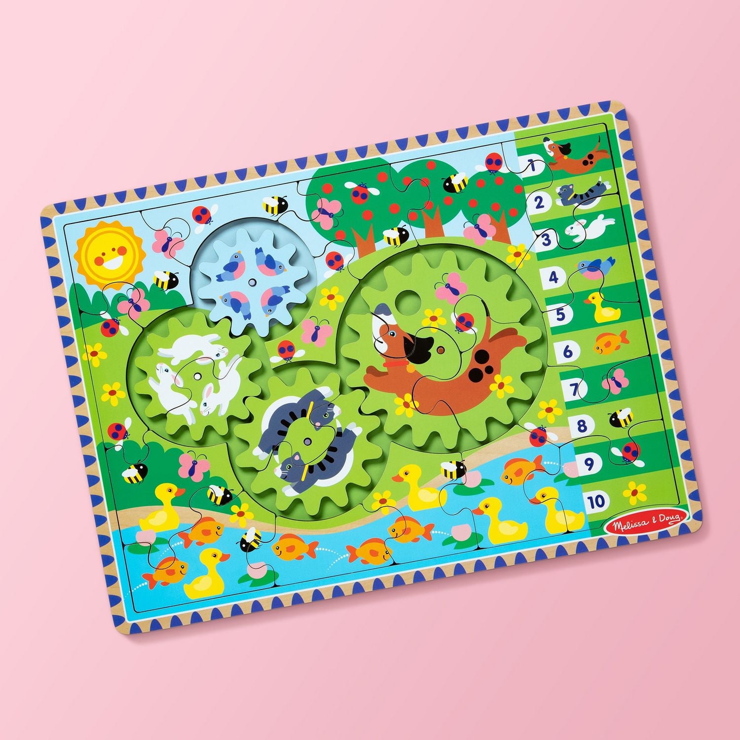 Click here for Melissa & Doug Wooden Animal Chase Jigsaw Spinning... prices