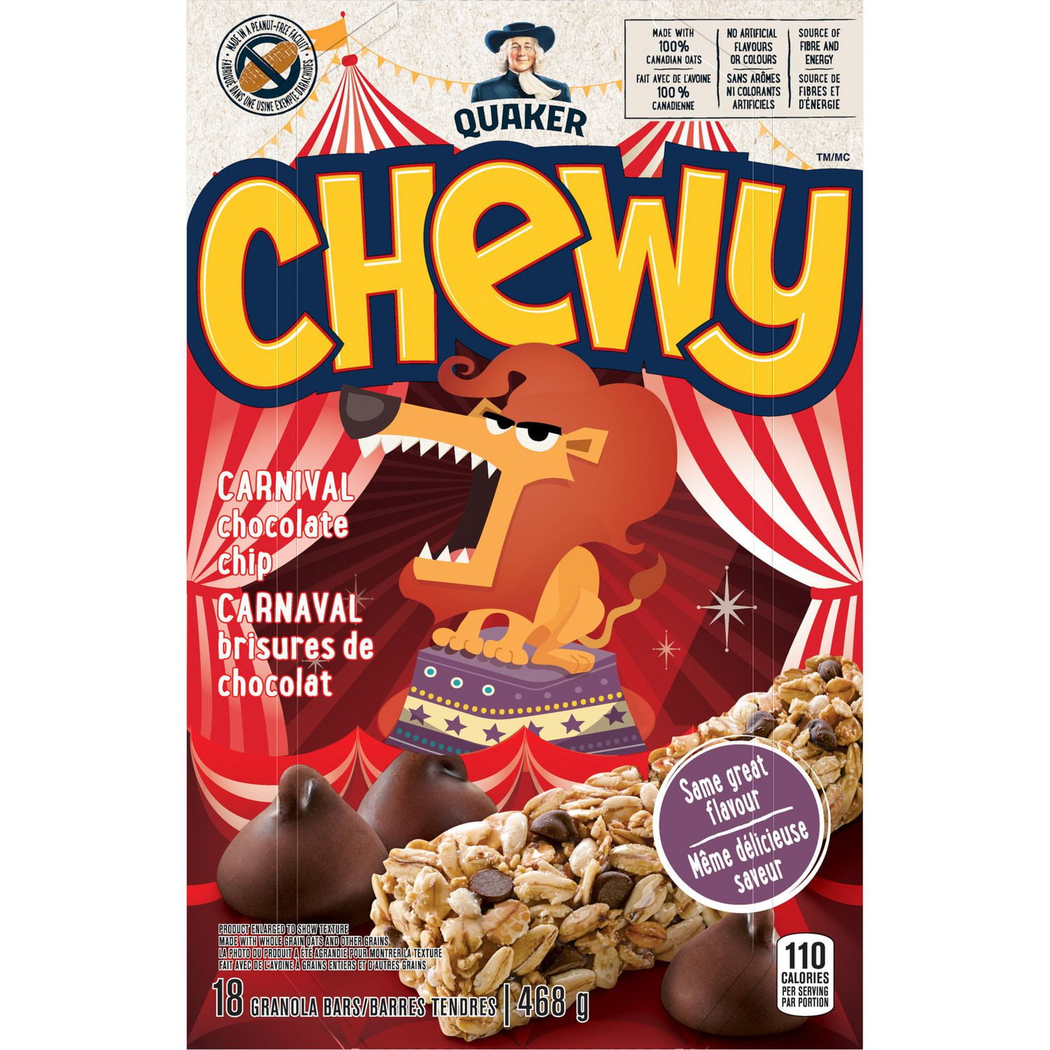 Quaker Chewy Chocolate Chip Granola Bars Walmart Canada Quaker Chewy