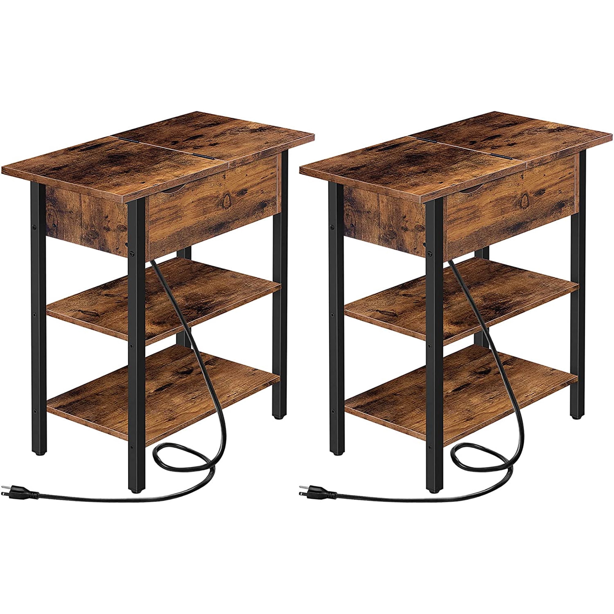 Click here for Nobrand Side Table Set Of 2  Flip End Coffee Table... prices
