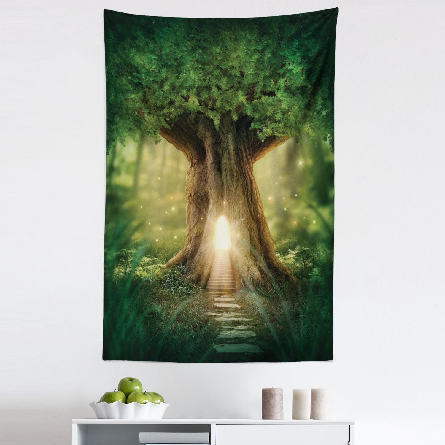 Tree Tapestry, Tree of Life Themed Arrangement with Thirving Jungle ...