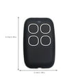 Universal Clone Garage Door Remote Control, 4-Button Learning Key Fob ...