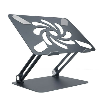 Desk Computer Stand, Cooling Laptop Stand Prevent Fatigue Aluminum ...