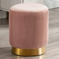 Duhome Modern Round Vanity Stool Small Velvet Ottoman Footstool for ...