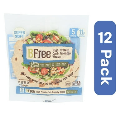 BFree High Protein Gluten Free Wrap, 12 Count - Walmart.com