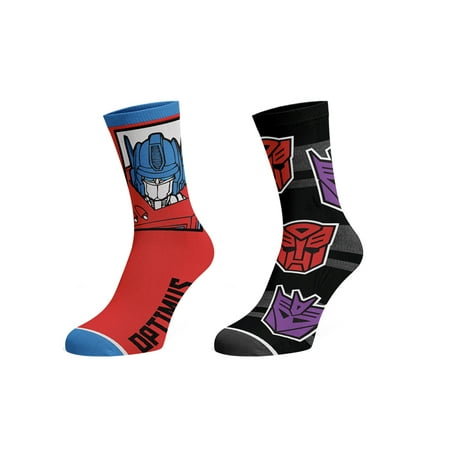 Transformers Optimus Prime 2 Pack Kids Crew Socks | Walmart Canada