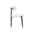 Shatana Home Lena Dining Chair Black with Black Boucle (Set of 2 ...