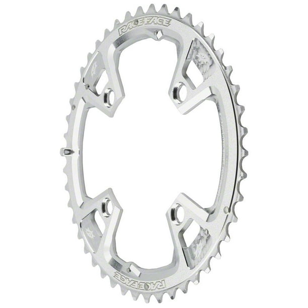 Race Face 9-Speed Race Chainring, 44t x 104mm Silver - Walmart.com ...