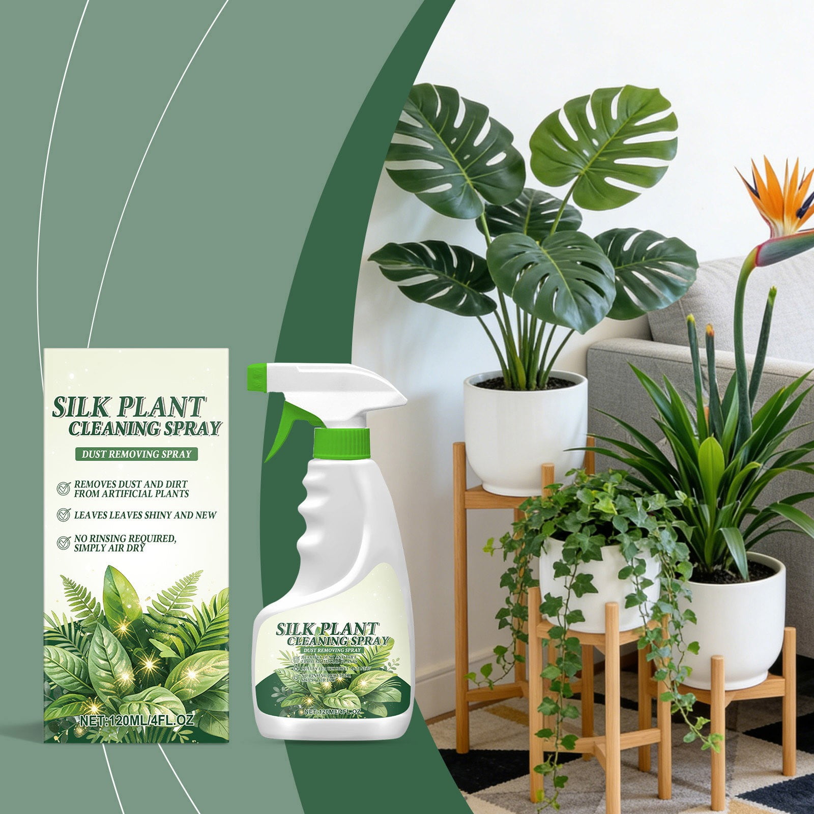 Click here for Todaioua Silk Plant Cleaner Spray No Wipe  Artific... prices