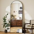 56" x 21" Arch Full Length Mirror - Floor Full Body Mirror with ...