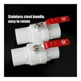 1pc I.D 20~110mm PVC Ball Valve Aquarium Tank Pipe Globe Valve ...