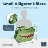 BLUE PANDA Alligator Pinata - Small Green 16.5 x 11.5 x 3 In - Pinata ...