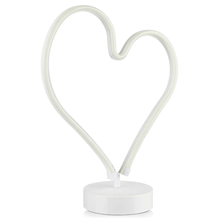 Bouclair White Heart Stand with LED lights - Walmart.ca