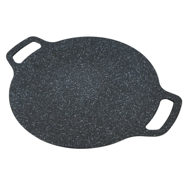 Korean BBQ Grill, Round Grill Pan Nonstick Stone Coating Grill Pan For ...