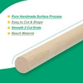 Wooden Dowel Rods Wood Sticks, 4"x0.47" Round Wooden Dowels Rod for DIY ...