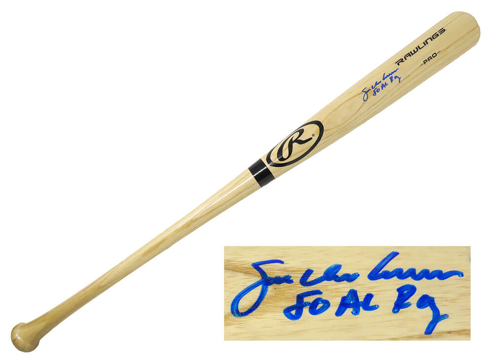 Joe Charboneau Signed Rawlings Big Stick Blonde Baseball Bat w/80 AL ...