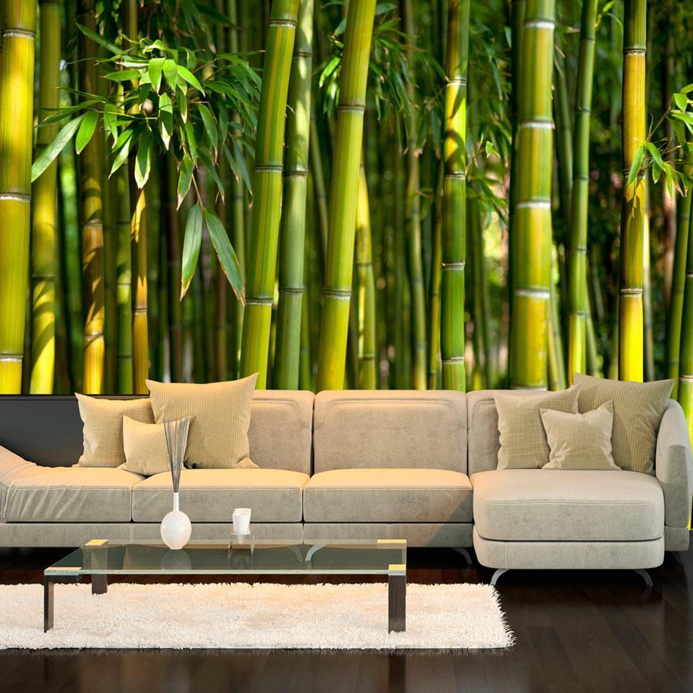 Tiptophomedecor Zen Wallpaper Wall Mural - Oriental Bamboo Garden ...