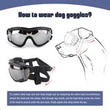 NAMSAN Dog Goggles for German Shepherd/ Golden retriever Eye Protection ...