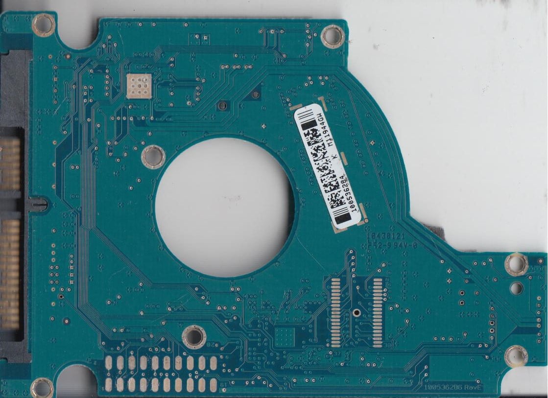ST9500325AS, 9HH134-567, 0002BSM1, 100536284 K, Seagate SATA 2.5 PCB ...