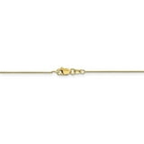 Primal Gold 10 Karat Yellow Gold 0.80mm Diamond-cut 16-inch Cable Chain ...