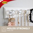 Command Crystal Knob Rack, Quartz, 1 Rack, 4 Strips/Pack - Walmart.com