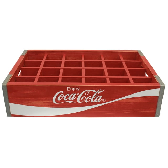 Leigh Country Wooden Red Coca-Cola Crate With Cubby - Walmart.com