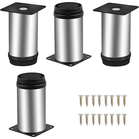 Bail 4Pcs furniture feet Ø50mm, furniture feet height 100mm, height ...