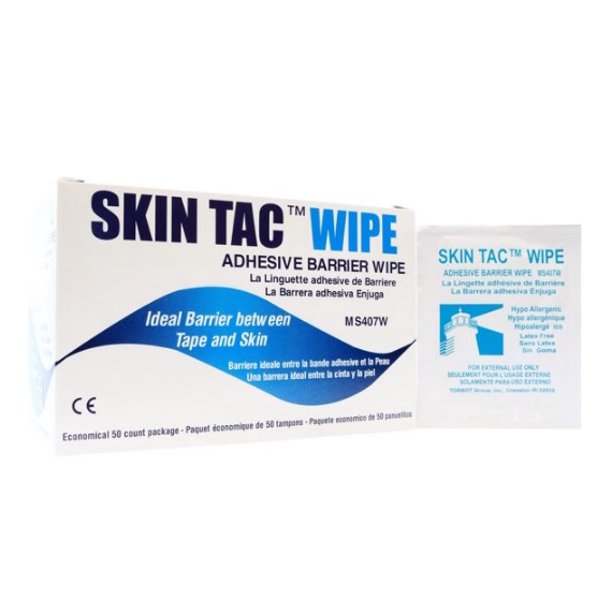 Skin Tac Adhesive Barrier Wipes - Box of 50 - Walmart.com - Walmart.com