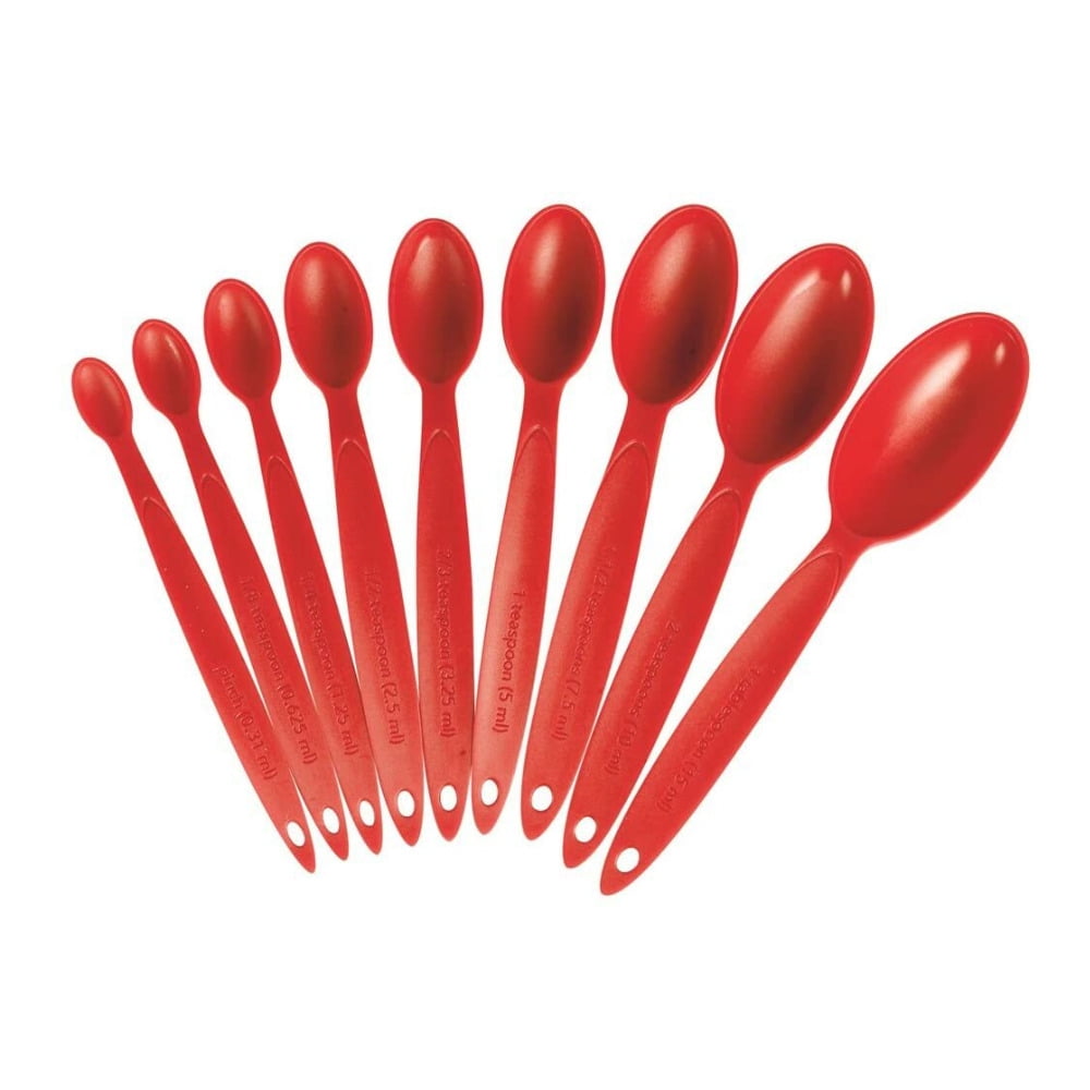 Cuisipro 9-Piece Red Measuring Spoon Set - Walmart.com