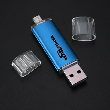 32GB OTG USB Flash Pen Drive Memory Sticks Dual Port For Android Smart ...