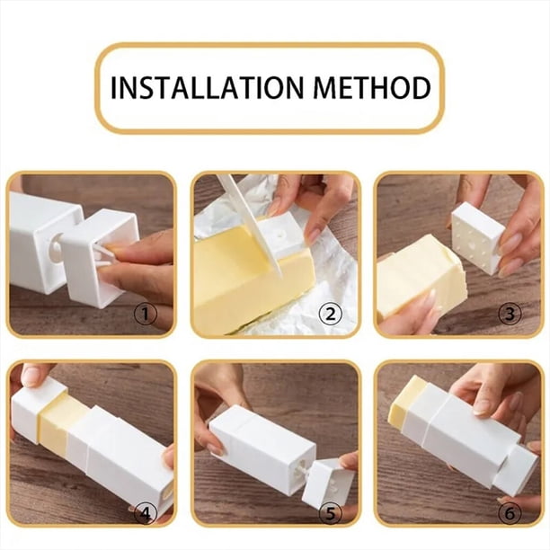 enqiretly Japanese upright butter applicator, small butter storage box ...