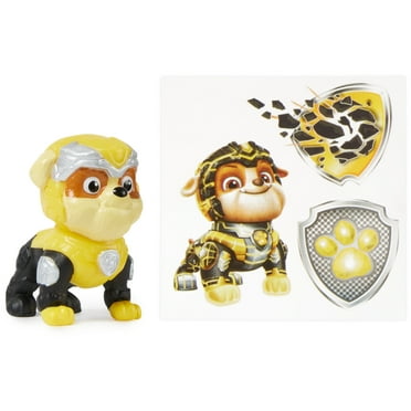 PAW Patrol Premium Pups: The Mighty Movie, 7-Inch Rubble Plush Toy for ...