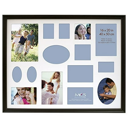 MCS 16x20 Inch Traditional Wood Collage Frame, Black (53626) | Walmart ...