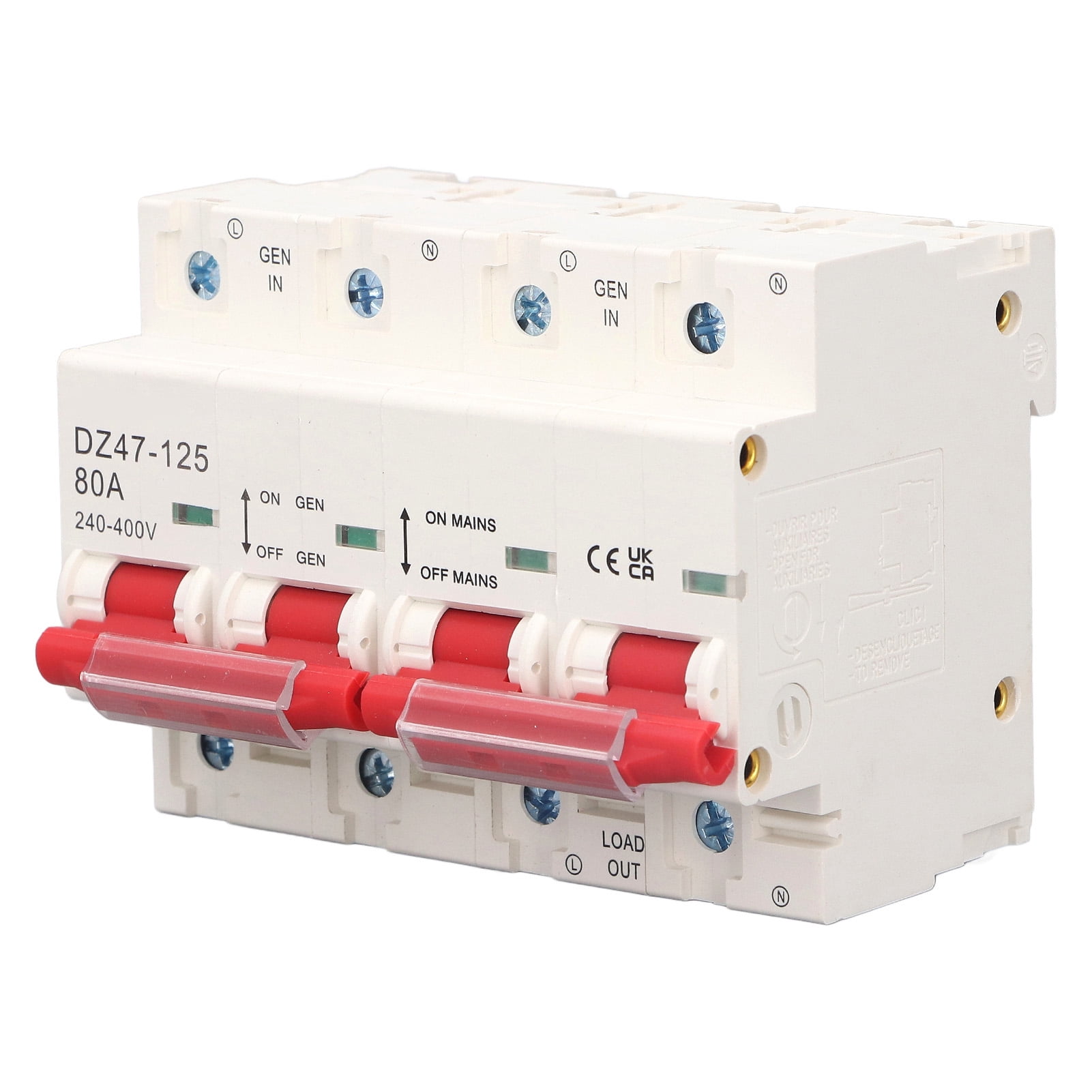 Interlock Circuit Breaker, Insulation AC 240-400V Dual Power Transfer ...