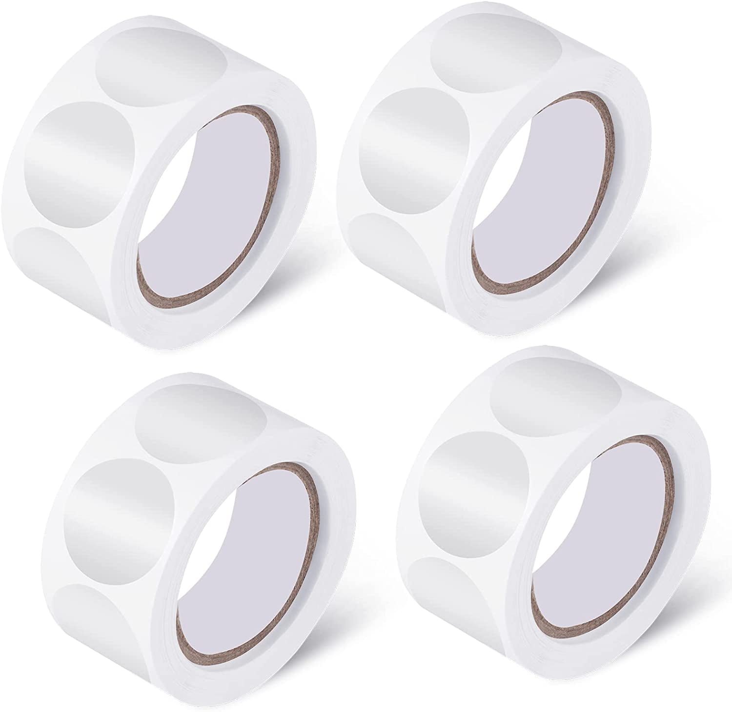 2000 Pcs Clear Round Stickers, 1 inch Clear Circle Stickers Envelopes ...