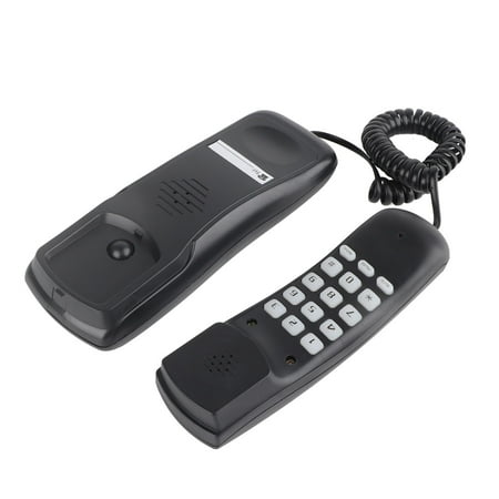 Corded Wall Telephone,Retro Small Telephone Wall Mountable Landline ...