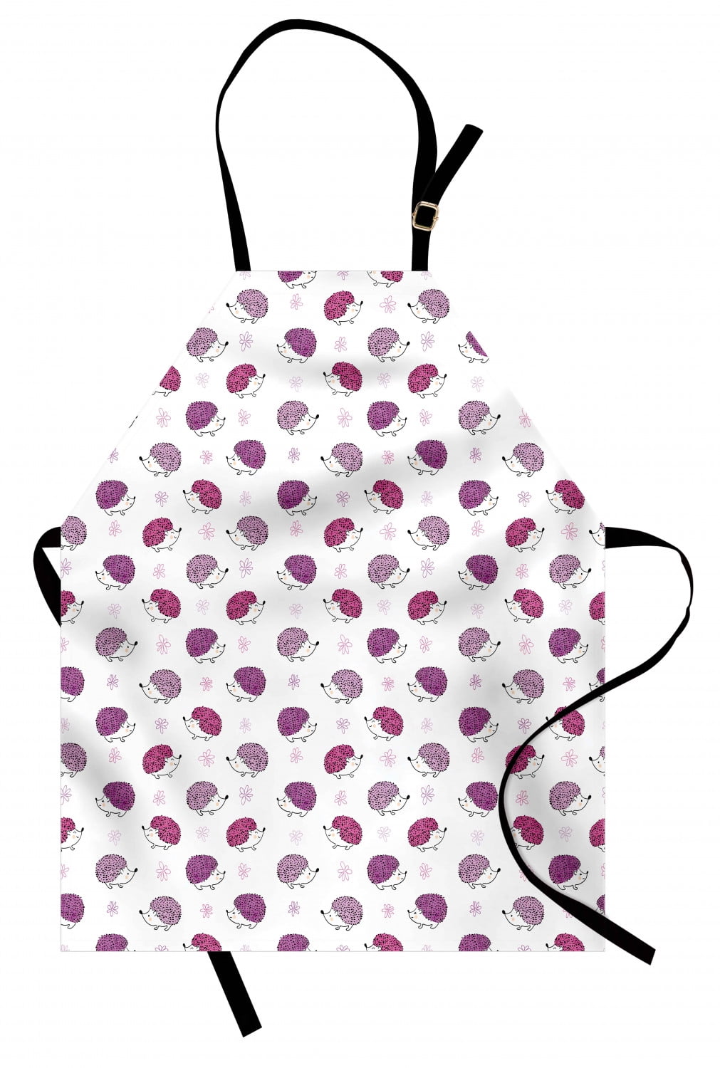 Hedgehog Apron Watercolor Style Funny Smiling Spiny Mammals with Hand ...