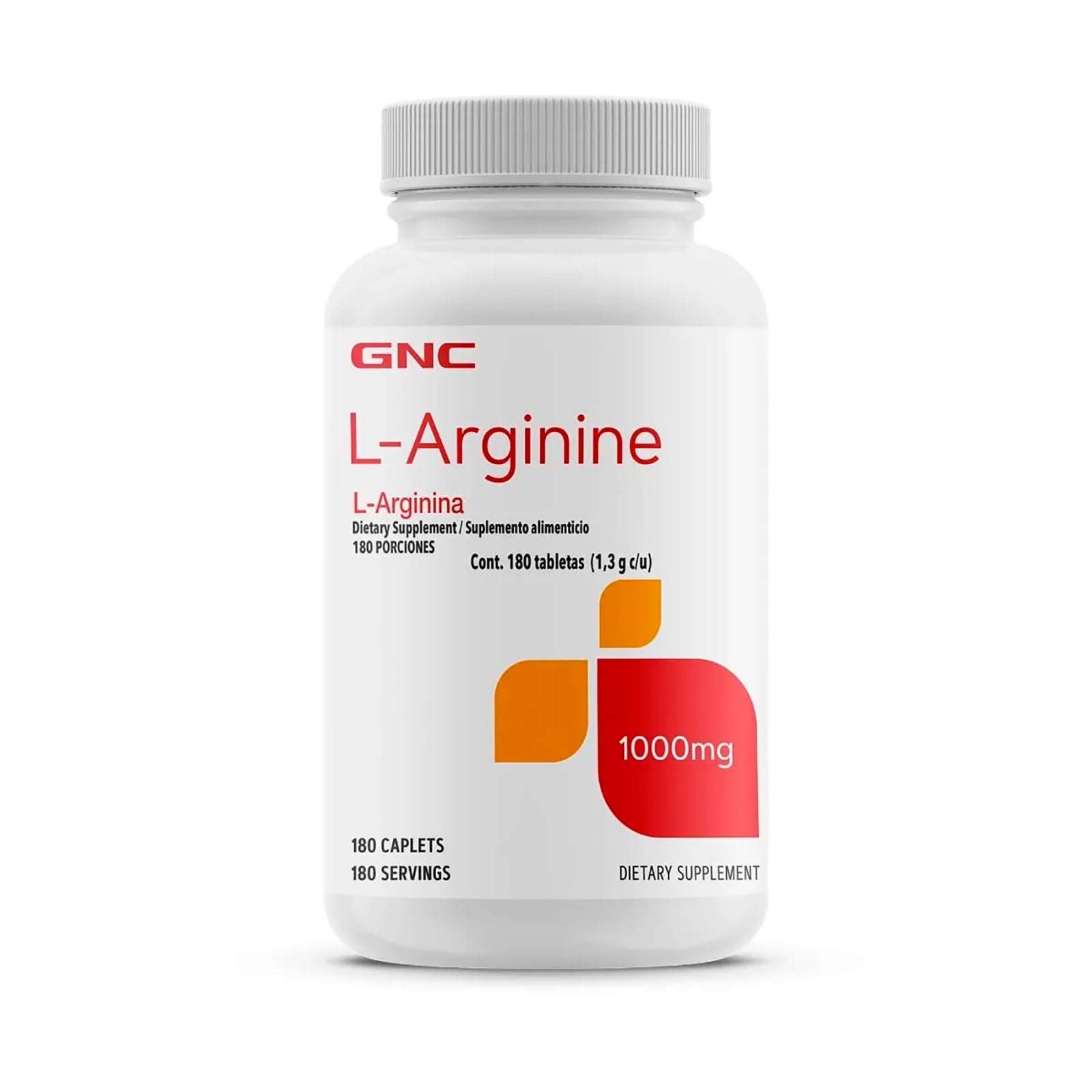 Suplemento alimenticio L-Arginina 1000 Mg GNC 180 Tabletas Gnc ...