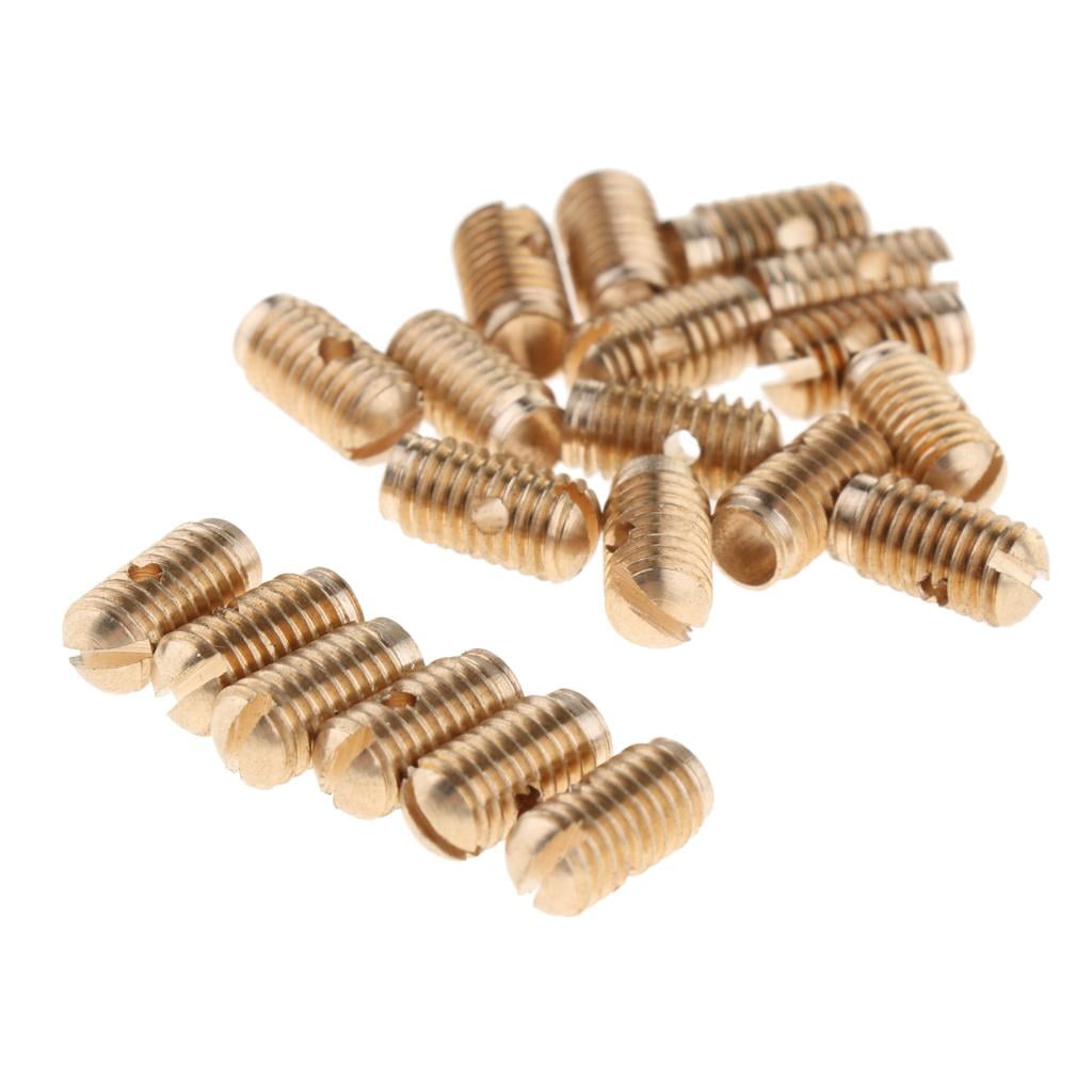 20 Pieces / Pack Adjustment Screws Parts, Golden - Walmart.com