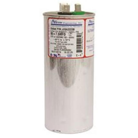Amrad Engineering 132348 Round USA-Made Motor Run Capacitor, 80-7.5 MFD ...